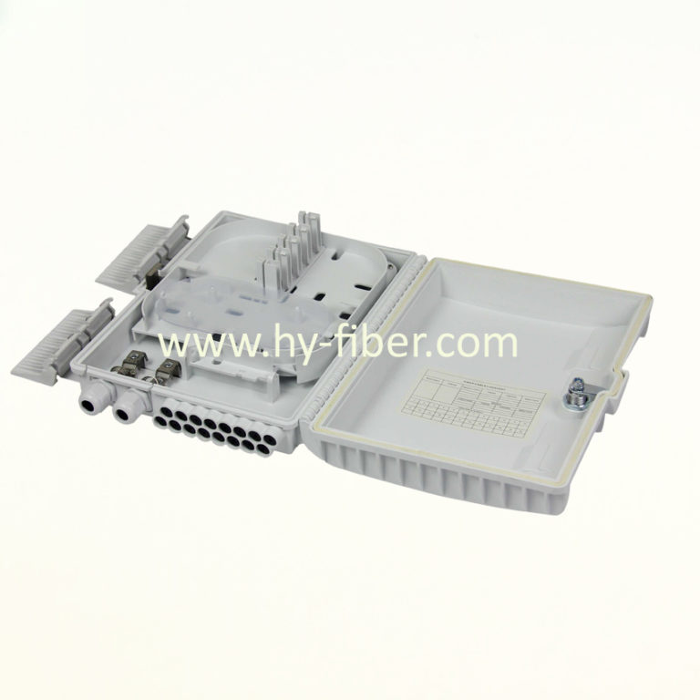 16 Fiber FTTH Terminal Box Fiber Optical Junction Box Water Proof For 1 ...